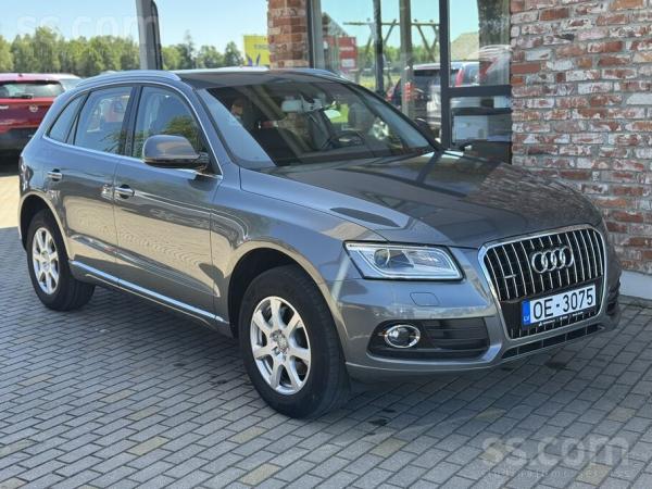 Pelēks Audi Q5 2016 Talsi, ar dzinēja tilpumu 2.00 L un nobraukumu 182 tūkst. km par 16300 €, foto 1 vietnē AUTOMOTO.COM.LV