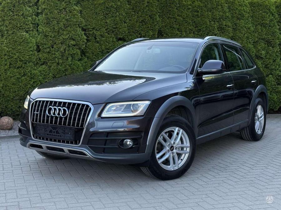 Grey Audi Q5 2016 in Jonava, with an engine capacity of 1.97 L and mileage of 246 thousand km for 13600 €, photo 1 on AUTOMOTO.COM.LV