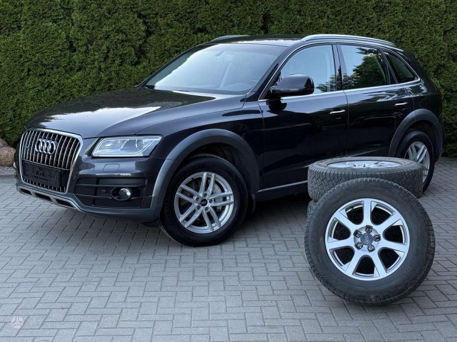 Grey Audi Q5 2016 in Jonava, with an engine capacity of 1.97 L and mileage of 246 thousand km for 13600 €, photo 12 on AUTOMOTO.COM.LV