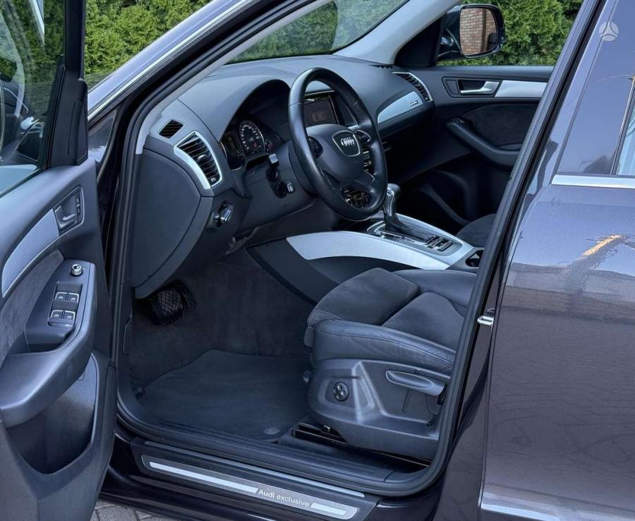 Grey Audi Q5 2016 in Jonava, with an engine capacity of 1.97 L and mileage of 246 thousand km for 13600 €, photo 16 on AUTOMOTO.COM.LV