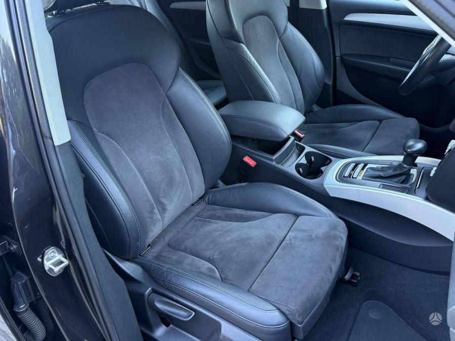 Grey Audi Q5 2016 in Jonava, with an engine capacity of 1.97 L and mileage of 246 thousand km for 13600 €, photo 27 on AUTOMOTO.COM.LV