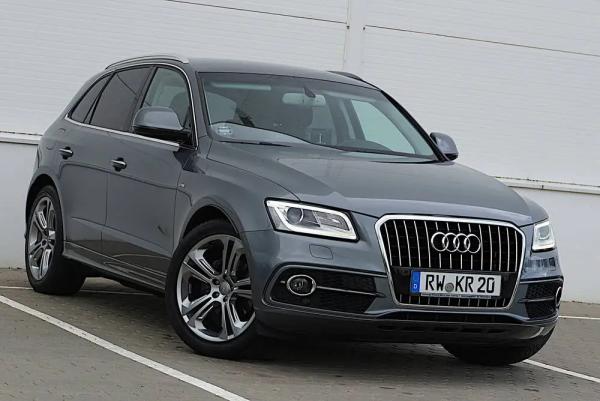 Pelēks Audi Q5 2016 Rīga, ar dzinēja tilpumu 2.00 L un nobraukumu 166 tūkst. km par 14900 €, foto 2 vietnē AUTOMOTO.COM.LV