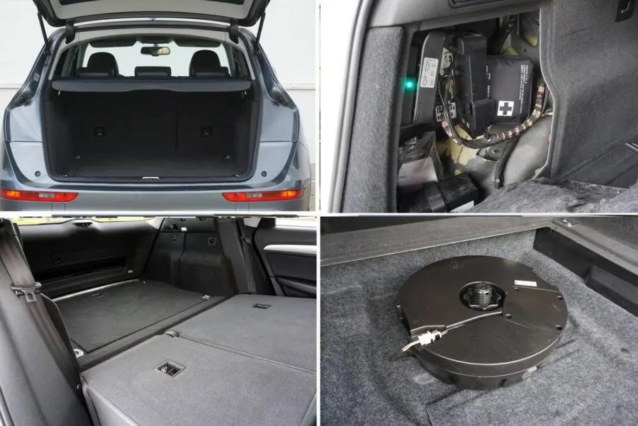 Grey Audi Q5 2016 in Riga, with an engine capacity of 2.00 L and mileage of 166 thousand km for 14900 €, photo 35 on AUTOMOTO.COM.LV