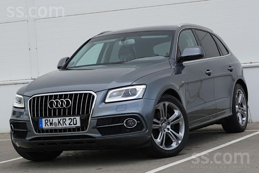 Grey Audi Q5 2016 in Riga, with an engine capacity of 2.00 L and mileage of 166 thousand km for 14900 €, photo 5 on AUTOMOTO.COM.LV