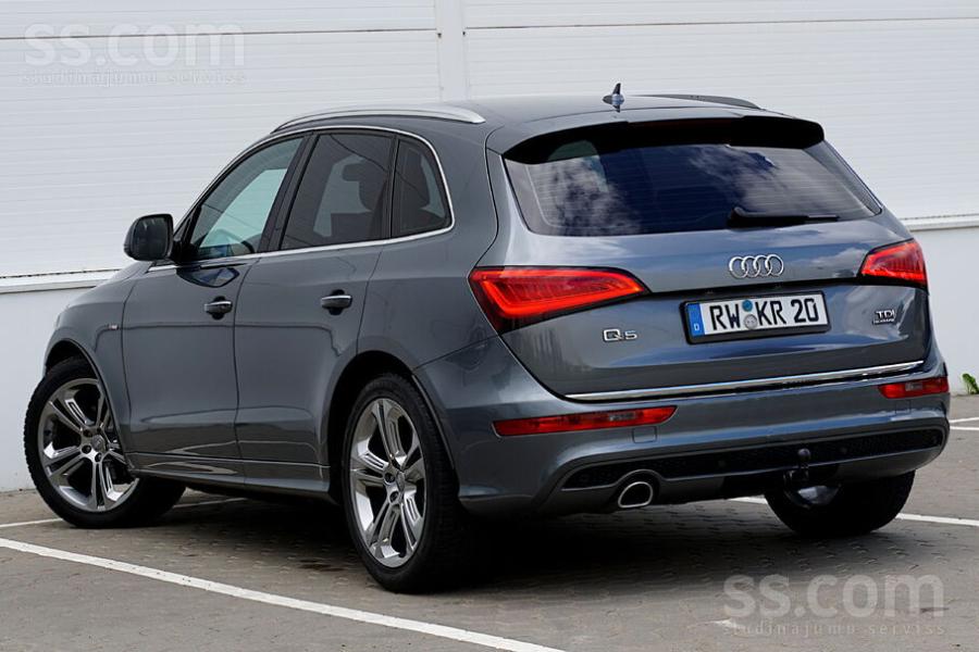 Grey Audi Q5 2016 in Riga, with an engine capacity of 2.00 L and mileage of 166 thousand km for 14900 €, photo 10 on AUTOMOTO.COM.LV
