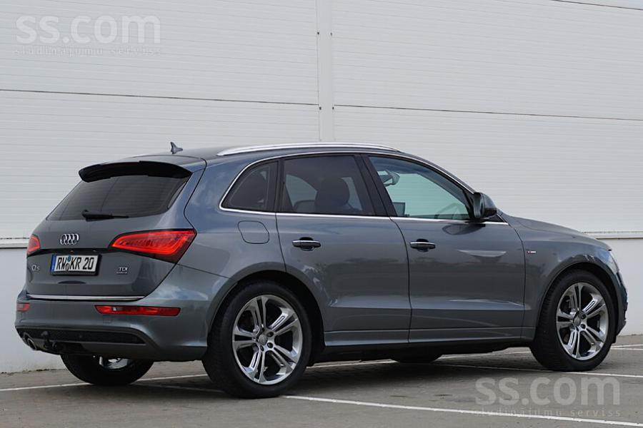 Grey Audi Q5 2016 in Riga, with an engine capacity of 2.00 L and mileage of 166 thousand km for 14900 €, photo 13 on AUTOMOTO.COM.LV