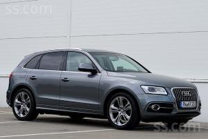 Grey Audi Q5 2016 in Riga, with an engine capacity of 2.00 L and mileage of 166 thousand km for 14900 €, photo 16 on AUTOMOTO.COM.LV