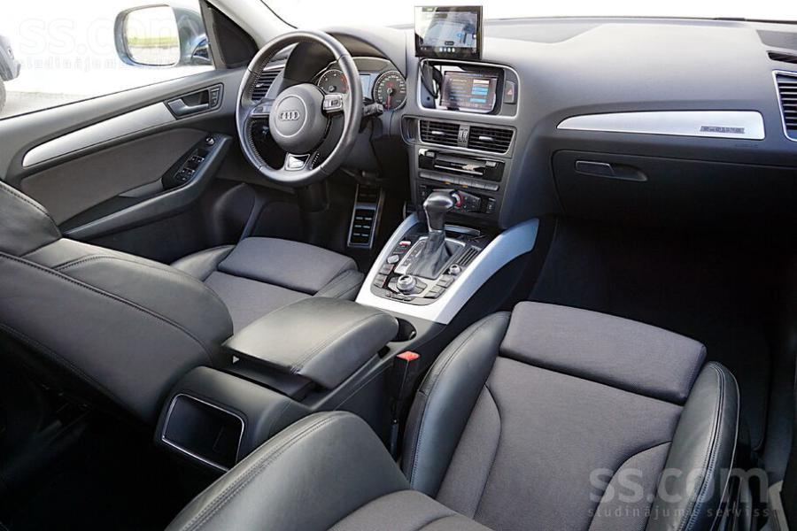 Grey Audi Q5 2016 in Riga, with an engine capacity of 2.00 L and mileage of 166 thousand km for 14900 €, photo 20 on AUTOMOTO.COM.LV