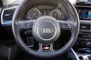 Grey Audi Q5 2016 in Riga, with an engine capacity of 2.00 L and mileage of 166 thousand km for 14900 €, photo 25 on AUTOMOTO.COM.LV