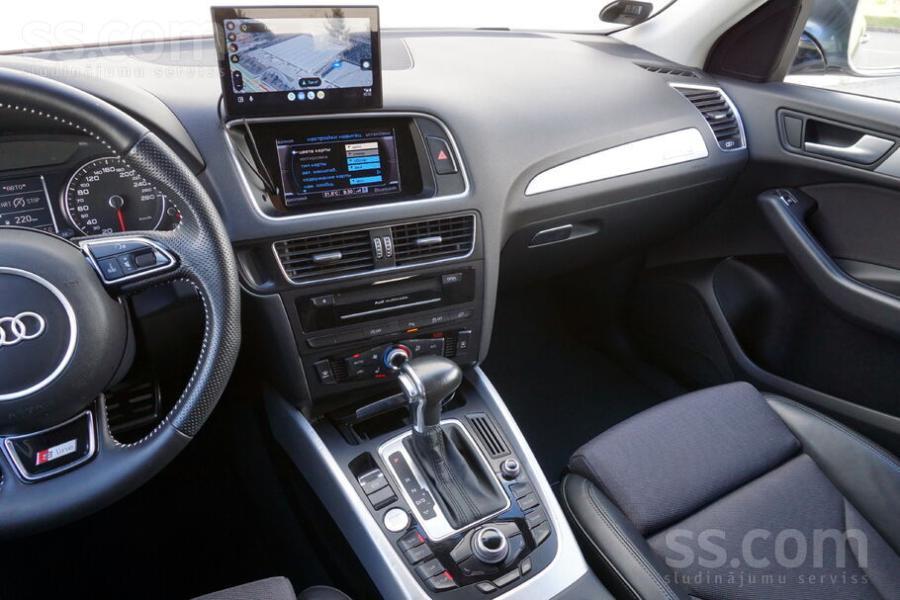 Grey Audi Q5 2016 in Riga, with an engine capacity of 2.00 L and mileage of 166 thousand km for 14900 €, photo 27 on AUTOMOTO.COM.LV