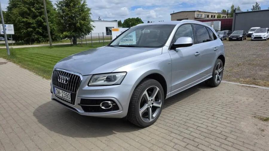 Pelēks Audi Q5 2016 Rīga, ar dzinēja tilpumu 2.00 L un nobraukumu 356 tūkst. km par 9650 €, foto 1 vietnē AUTOMOTO.COM.LV
