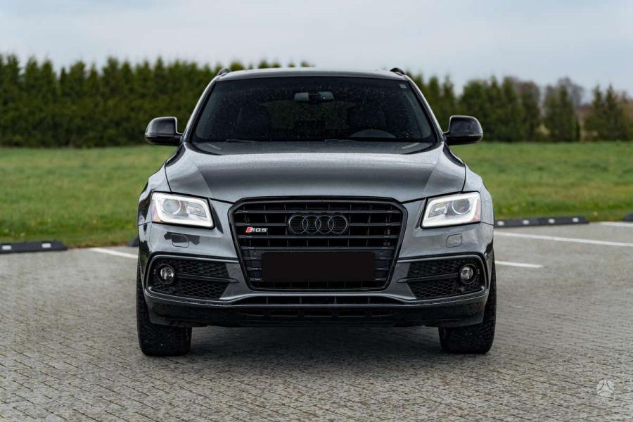 Grey Audi Q5 2016 in Klaipeda, with an engine capacity of 3.00 L and mileage of 220 thousand km for 14500 €, photo 4 on AUTOMOTO.COM.LV