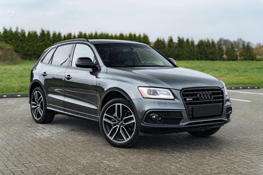Grey Audi Q5 2016 in Klaipeda, with an engine capacity of 3.00 L and mileage of 220 thousand km for 14500 €, photo 5 on AUTOMOTO.COM.LV