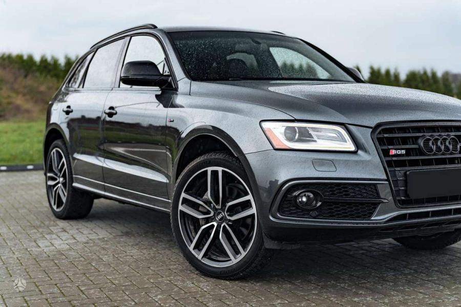 Grey Audi Q5 2016 in Klaipeda, with an engine capacity of 3.00 L and mileage of 220 thousand km for 14500 €, photo 6 on AUTOMOTO.COM.LV