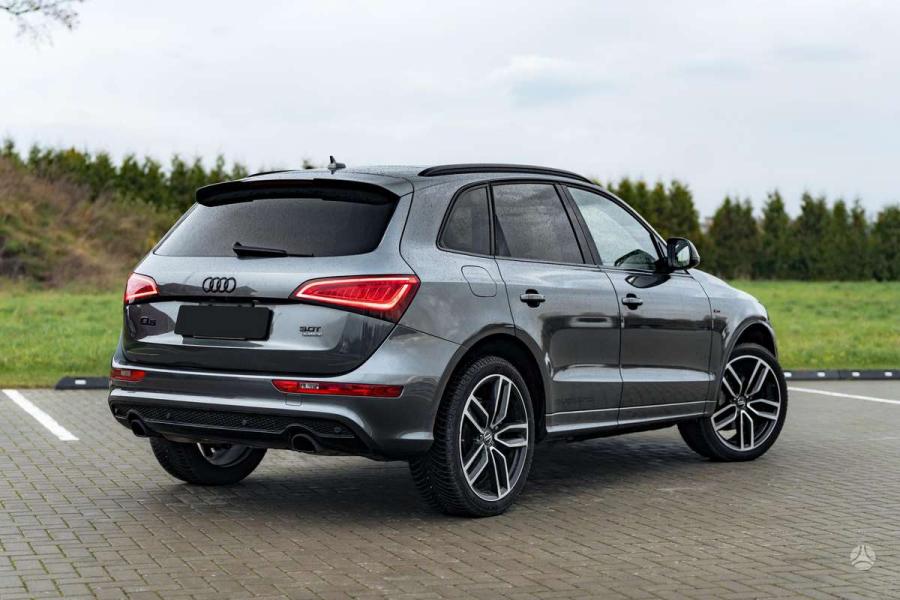 Grey Audi Q5 2016 in Klaipeda, with an engine capacity of 3.00 L and mileage of 220 thousand km for 14500 €, photo 17 on AUTOMOTO.COM.LV