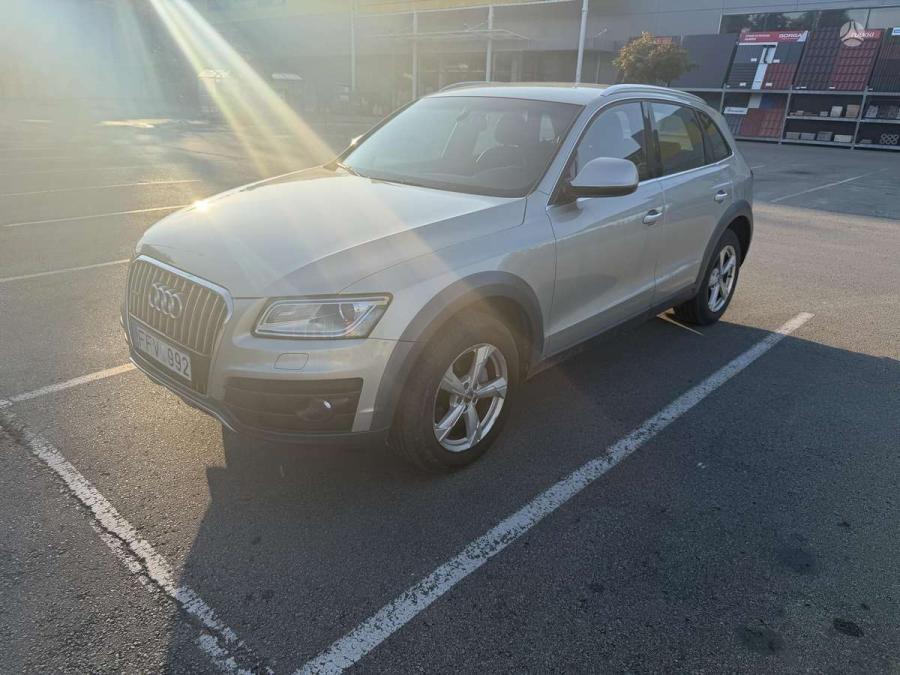 Grey Audi Q5 2016 in Alytus, with an engine capacity of 1.97 L and mileage of 211 thousand km for 14900 €, photo 1 on AUTOMOTO.COM.LV