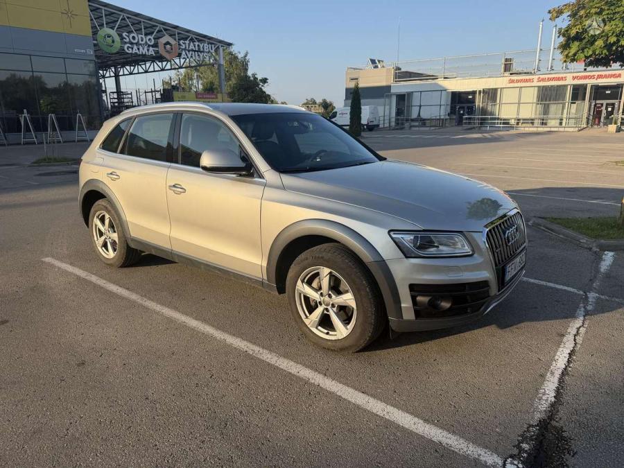 Grey Audi Q5 2016 in Alytus, with an engine capacity of 1.97 L and mileage of 211 thousand km for 14900 €, photo 8 on AUTOMOTO.COM.LV
