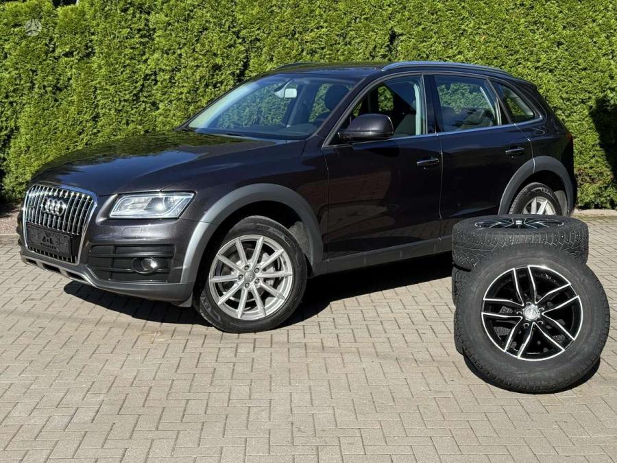 Grey Audi Q5 2016 in Jonava, with an engine capacity of 1.97 L and mileage of 219 thousand km for 14250 €, photo 13 on AUTOMOTO.COM.LV
