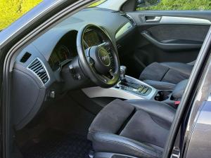 Grey Audi Q5 2016 in Jonava, with an engine capacity of 1.97 L and mileage of 219 thousand km for 14250 €, photo 16 on AUTOMOTO.COM.LV