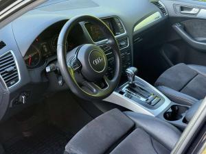 Grey Audi Q5 2016 in Jonava, with an engine capacity of 1.97 L and mileage of 219 thousand km for 14250 €, photo 17 on AUTOMOTO.COM.LV