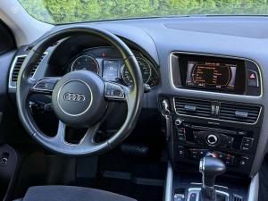 Grey Audi Q5 2016 in Jonava, with an engine capacity of 1.97 L and mileage of 219 thousand km for 14250 €, photo 19 on AUTOMOTO.COM.LV