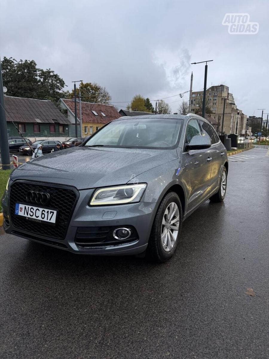 Grey Audi Q5 2016 in Vilnius, with an engine capacity of 2.00 L and mileage of 257 thousand km for 15200 €, photo 1 on AUTOMOTO.COM.LV