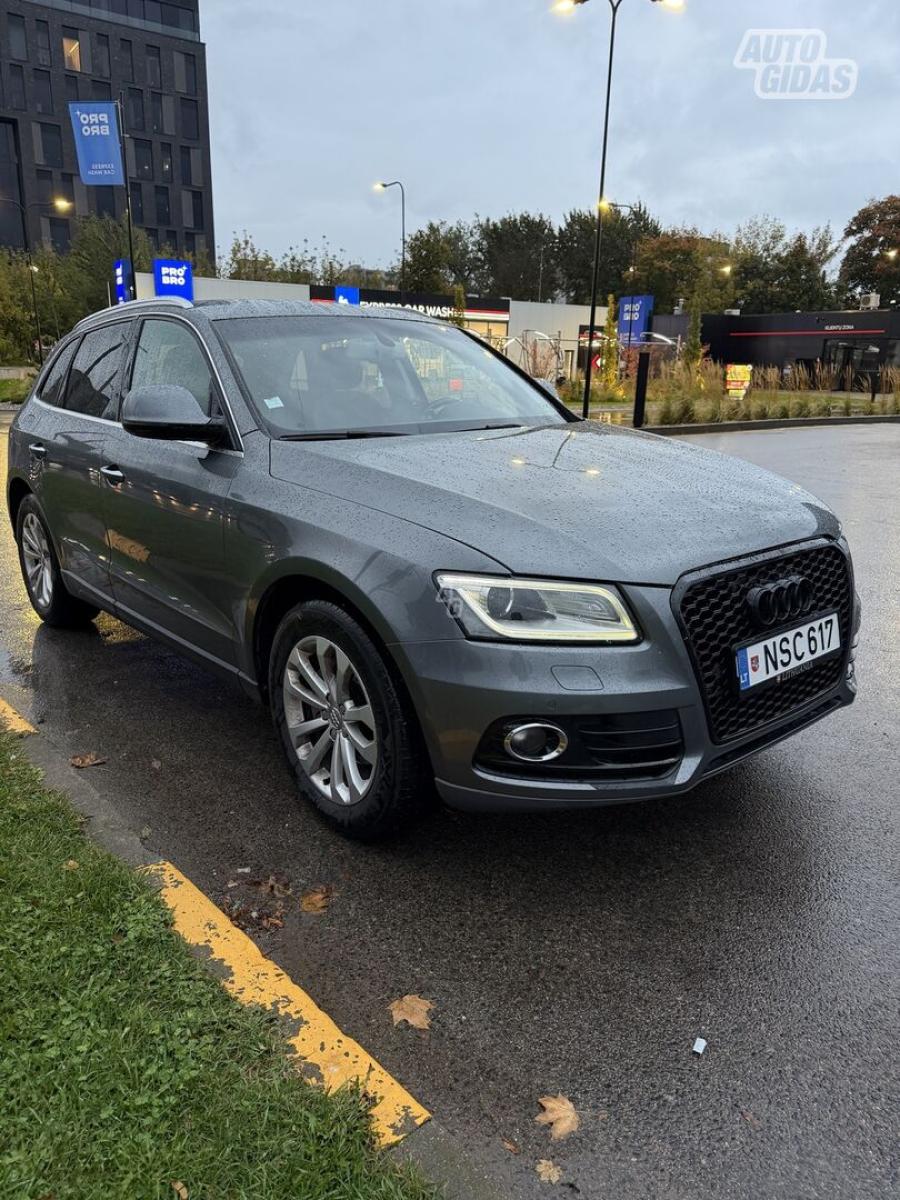 Grey Audi Q5 2016 in Vilnius, with an engine capacity of 2.00 L and mileage of 257 thousand km for 15200 €, photo 4 on AUTOMOTO.COM.LV