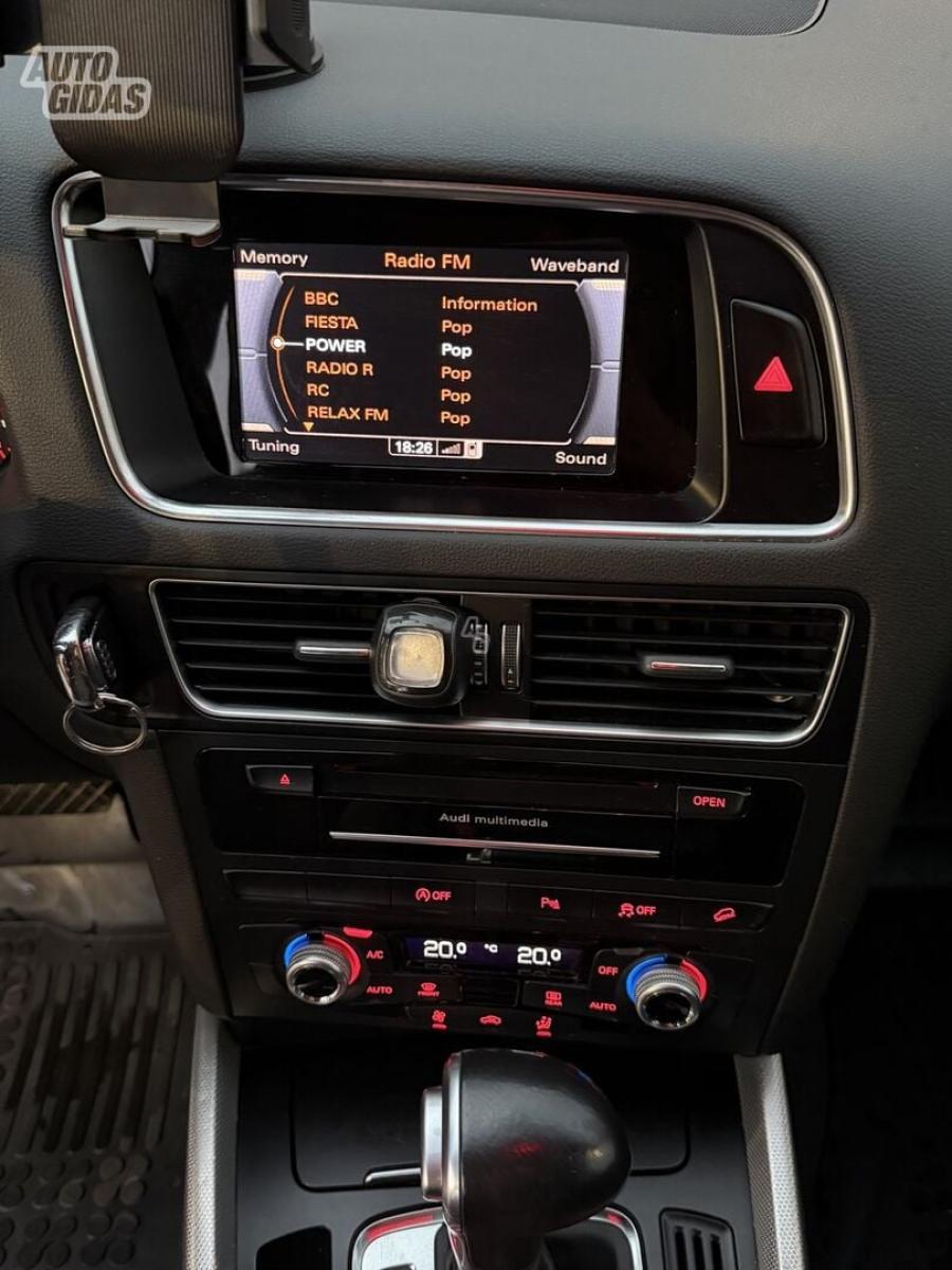 Grey Audi Q5 2016 in Vilnius, with an engine capacity of 2.00 L and mileage of 257 thousand km for 15200 €, photo 12 on AUTOMOTO.COM.LV