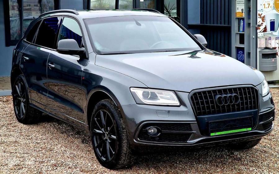 Grey Audi Q5 2017 in Kretinga, with an engine capacity of 3.00 L and mileage of 99 thousand km for 16299 €, photo 2 on AUTOMOTO.COM.LV