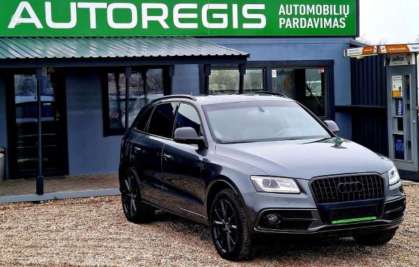 Grey Audi Q5 2017 in Kretinga, with an engine capacity of 3.00 L and mileage of 99 thousand km for 16299 €, photo 5 on AUTOMOTO.COM.LV