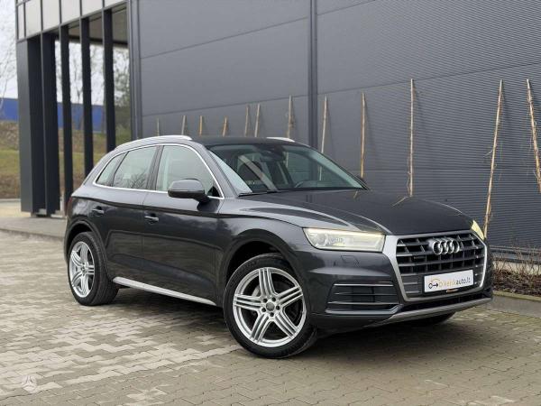 Grey Audi Q5 2017 in Vilnius, with an engine capacity of 1.97 L and mileage of 276 thousand km for 16699 €, photo 5 on AUTOMOTO.COM.LV