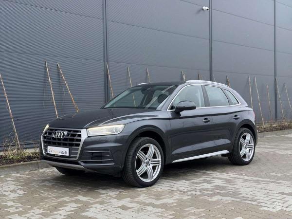 Grey Audi Q5 2017 in Vilnius, with an engine capacity of 1.97 L and mileage of 276 thousand km for 16699 €, photo 6 on AUTOMOTO.COM.LV