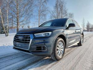 Pelēks Audi Q5 2017 Vilkaviškis, ar dzinēja tilpumu 1.97 L un nobraukumu 187 tūkst. km par 18600 €, foto  vietnē AUTOMOTO.COM.LV