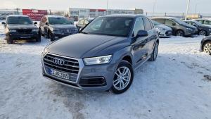 Pelēks Audi Q5 2017 Marijampole, ar dzinēja tilpumu 2.00 L un nobraukumu 280 tūkst. km par 19700 €, foto  vietnē AUTOMOTO.COM.LV