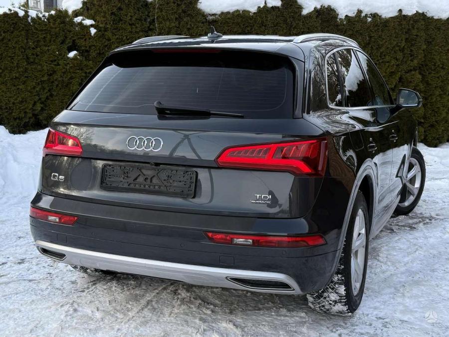Grey Audi Q5 2017 in Jonava, with an engine capacity of 1.97 L and mileage of 292 thousand km for 18250 €, photo 6 on AUTOMOTO.COM.LV