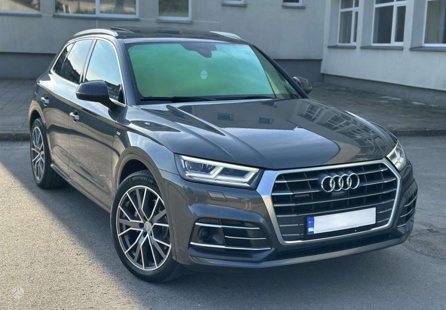 Pelēks Audi Q5 2017 Kauņa, ar dzinēja tilpumu 1.97 L un nobraukumu 261 tūkst. km par 22990 €, foto 1 vietnē AUTOMOTO.COM.LV