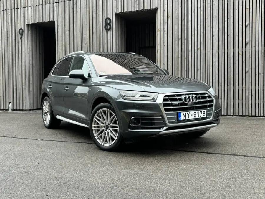 Pelēks Audi Q5 2017 Rīga, ar dzinēja tilpumu 2.00 L un nobraukumu 187 tūkst. km par 27395 €, foto 3 vietnē AUTOMOTO.COM.LV