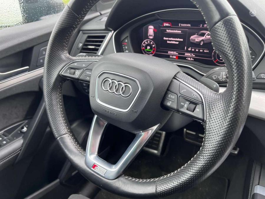 Grey Audi Q5 2017 in Vilnius, with an engine capacity of 1.98 L and mileage of 224 thousand km for 22550 €, photo 24 on AUTOMOTO.COM.LV