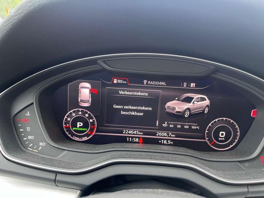Grey Audi Q5 2017 in Vilnius, with an engine capacity of 1.98 L and mileage of 224 thousand km for 22550 €, photo 27 on AUTOMOTO.COM.LV