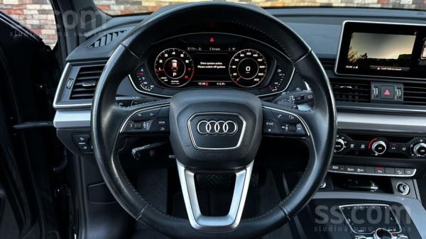 Grey Audi Q5 2017 in Riga, with an engine capacity of 2.00 L and mileage of 198 thousand km for 25500 €, photo 9 on AUTOMOTO.COM.LV