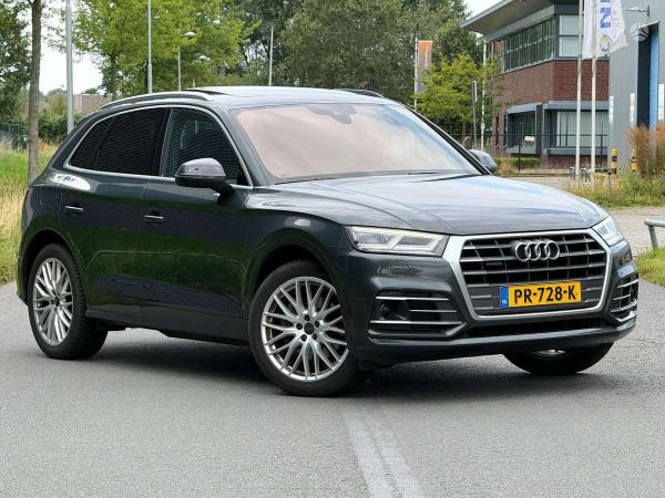 Pelēks Audi Q5 2017 Viļņa, ar dzinēja tilpumu 2.00 L un nobraukumu 220 tūkst. km par 21950 €, foto 1 vietnē AUTOMOTO.COM.LV