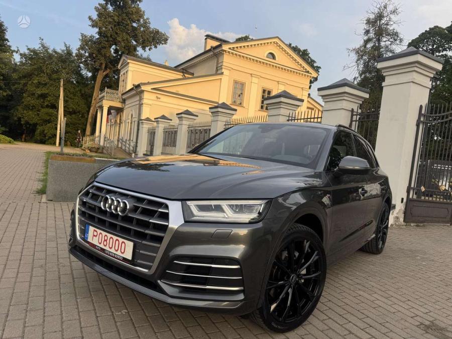 Pelēks Audi Q5 2017 Viļņa, ar dzinēja tilpumu 2.00 L un nobraukumu 220 tūkst. km par 20650 €, foto 3 vietnē AUTOMOTO.COM.LV