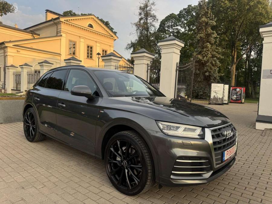Pelēks Audi Q5 2017 Viļņa, ar dzinēja tilpumu 2.00 L un nobraukumu 220 tūkst. km par 20650 €, foto 6 vietnē AUTOMOTO.COM.LV