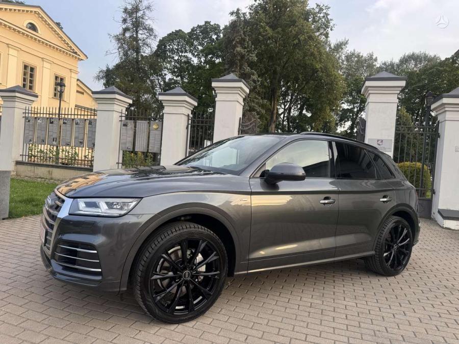 Pelēks Audi Q5 2017 Viļņa, ar dzinēja tilpumu 2.00 L un nobraukumu 220 tūkst. km par 20650 €, foto 19 vietnē AUTOMOTO.COM.LV