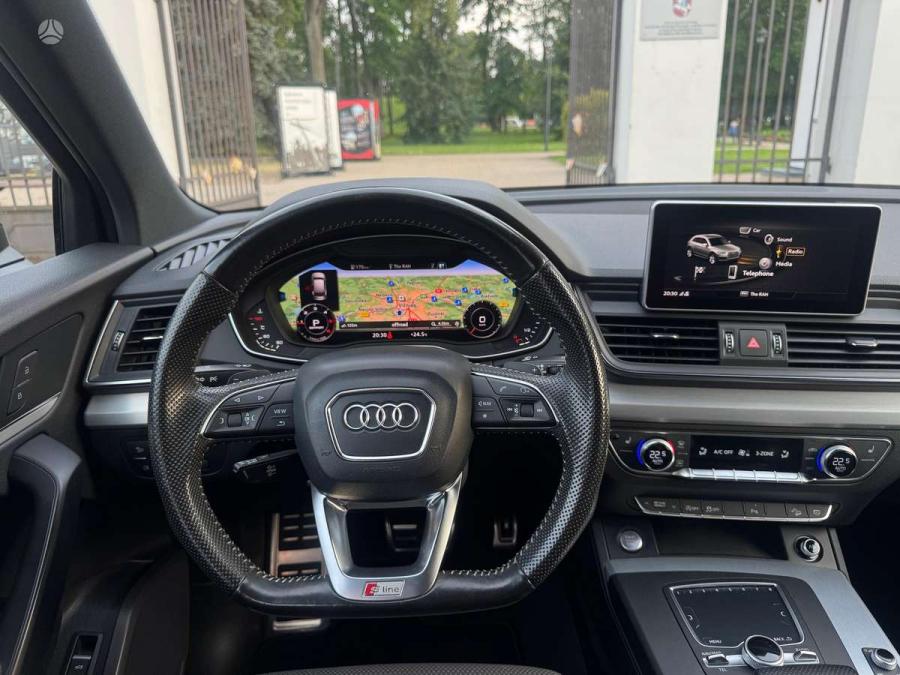 Pelēks Audi Q5 2017 Viļņa, ar dzinēja tilpumu 2.00 L un nobraukumu 220 tūkst. km par 20650 €, foto 27 vietnē AUTOMOTO.COM.LV