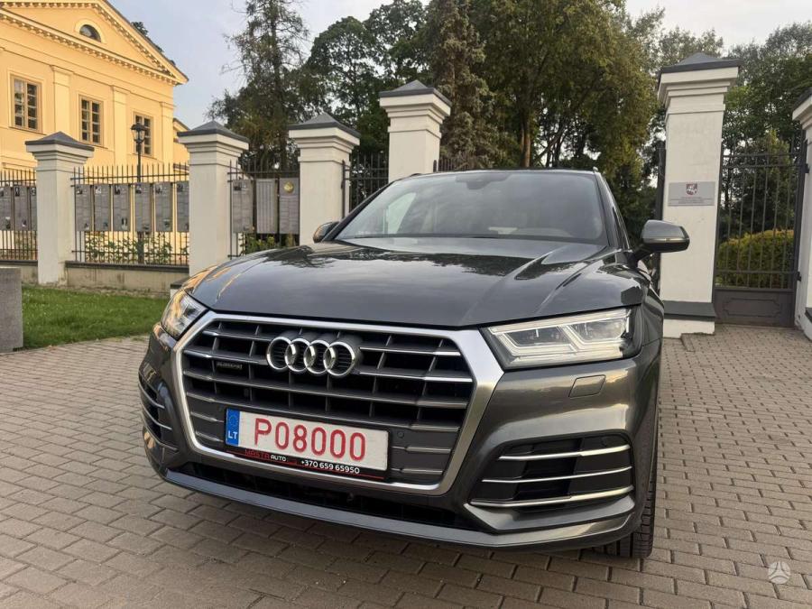 Pelēks Audi Q5 2017 Viļņa, ar dzinēja tilpumu 2.00 L un nobraukumu 220 tūkst. km par 20650 €, foto 35 vietnē AUTOMOTO.COM.LV