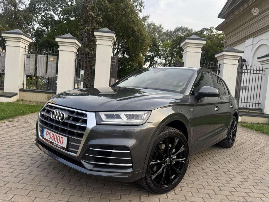 Pelēks Audi Q5 2017 Viļņa, ar dzinēja tilpumu 2.00 L un nobraukumu 220 tūkst. km par 20650 €, foto 36 vietnē AUTOMOTO.COM.LV