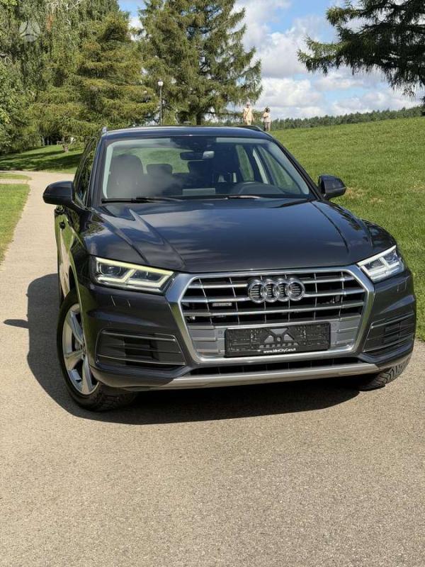 Grey Audi Q5 2017 in Birstonas, with an engine capacity of 1.97 L and mileage of 270 thousand km for 16950 €, photo 5 on AUTOMOTO.COM.LV