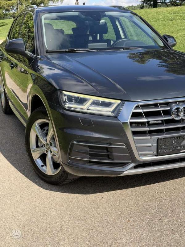Grey Audi Q5 2017 in Birstonas, with an engine capacity of 1.97 L and mileage of 270 thousand km for 16950 €, photo 6 on AUTOMOTO.COM.LV