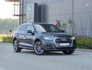 Pelēks Audi Q5 2017 Viļņa, ar dzinēja tilpumu 2.00 L un nobraukumu 211 tūkst. km par 22350 €, foto  vietnē AUTOMOTO.COM.LV